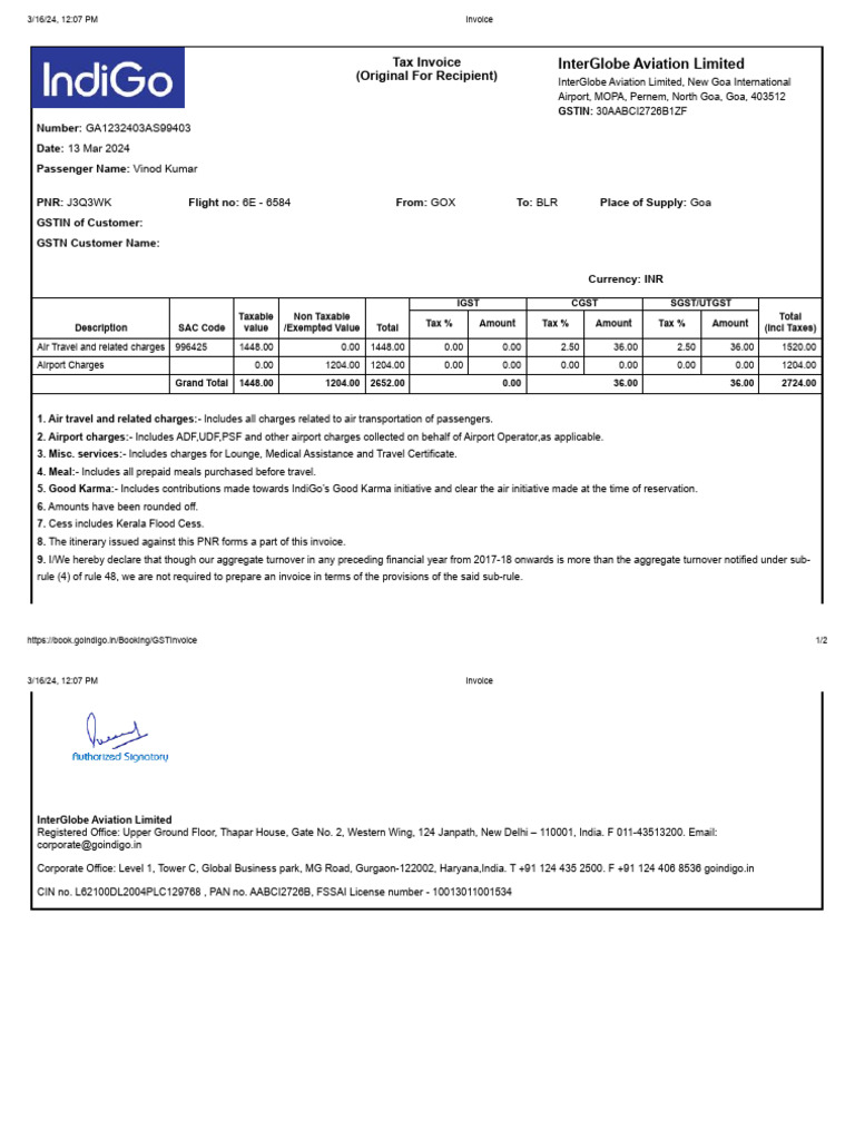 Invoice | PDF | Economies | Aviation