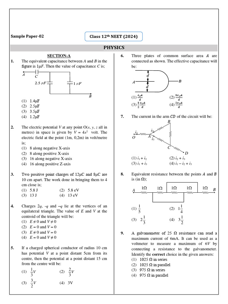 Sample 02 - Class12 | PDF | Electron | Electronvolt