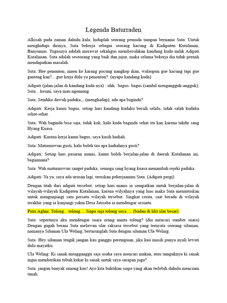 Legenda Baru Raden | PDF