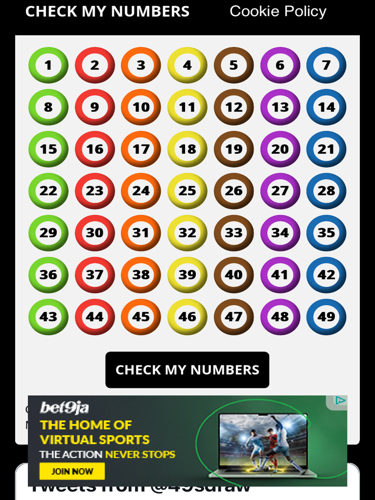 49s Original Live Draw Number Checker | PDF