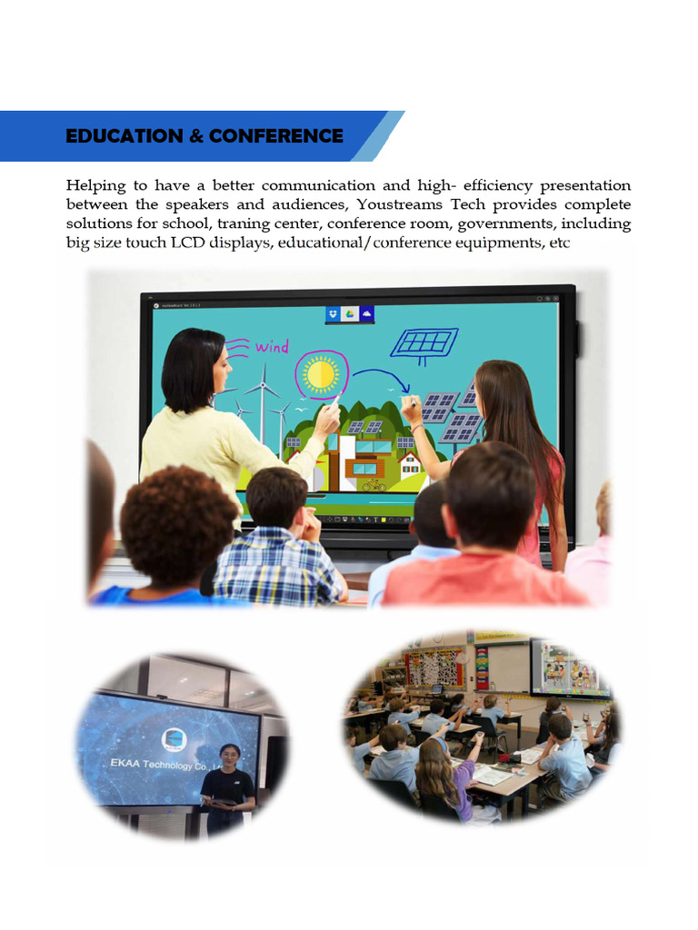 Spesifikasi Smart Board 65 Inci | PDF | Usb | Hdmi