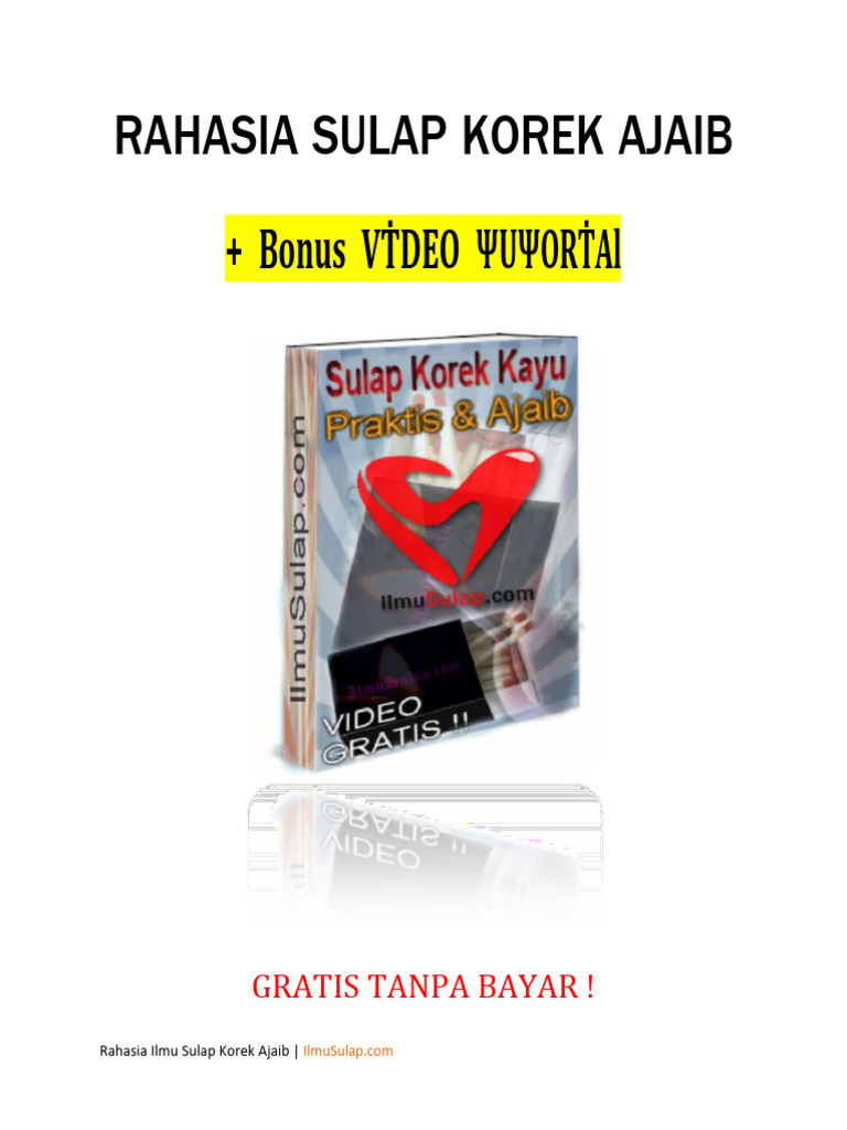 Sulap Korek Ajaib untuk Pemula | PDF | Gaya Hidup