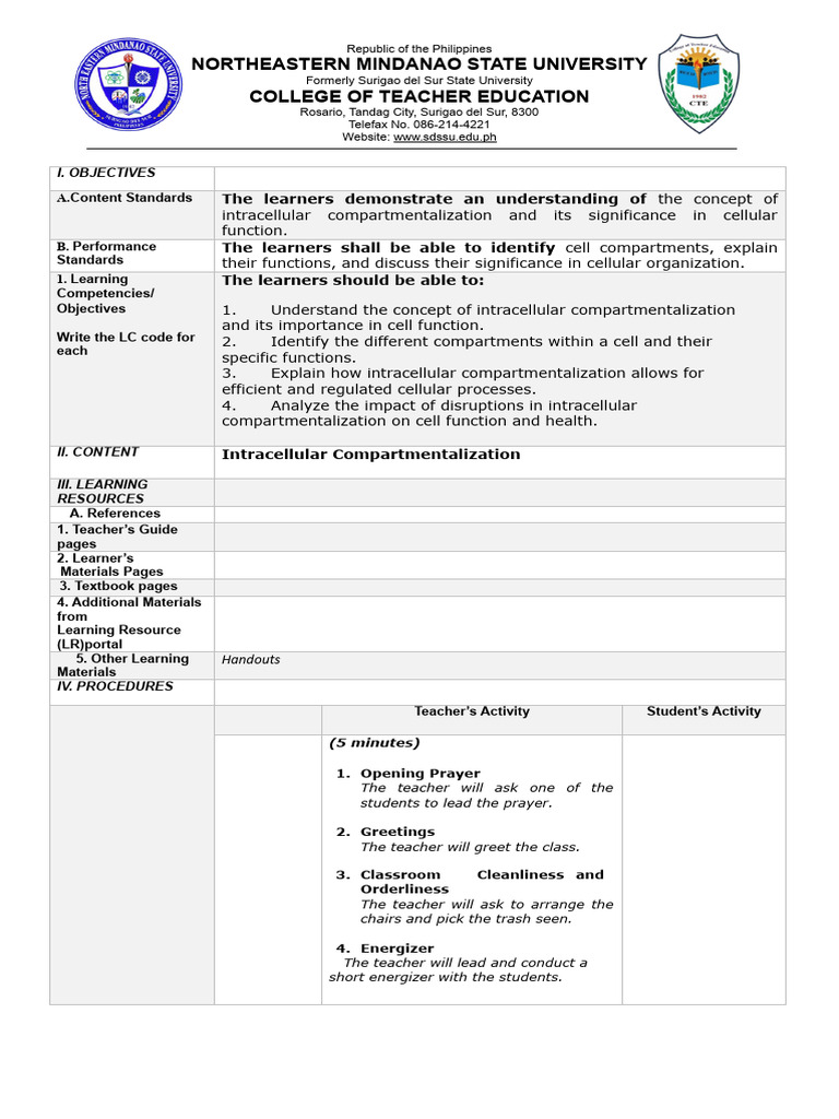 CMB Intracellular Compartmentalization | PDF | Macromolecules ...