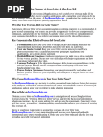 Embassy Job Cover Letter Guide | PDF | Résumé