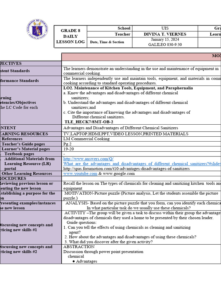DLL | PDF | Learning | Kitchen