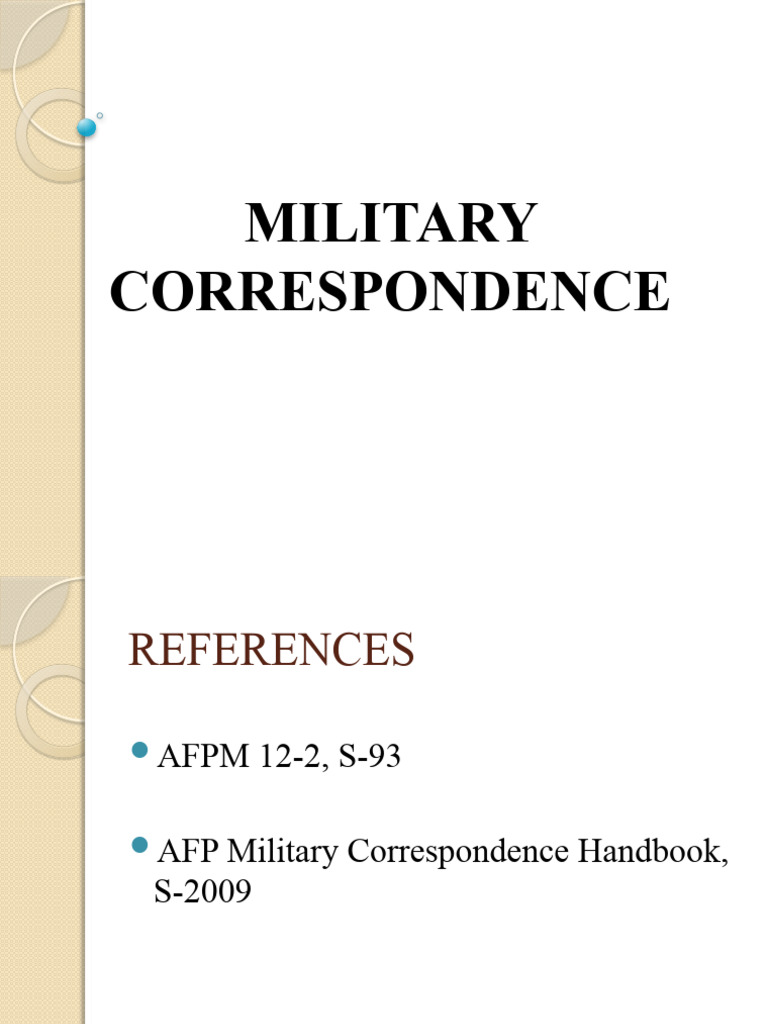 Military Correspondence | PDF | Communication | Information