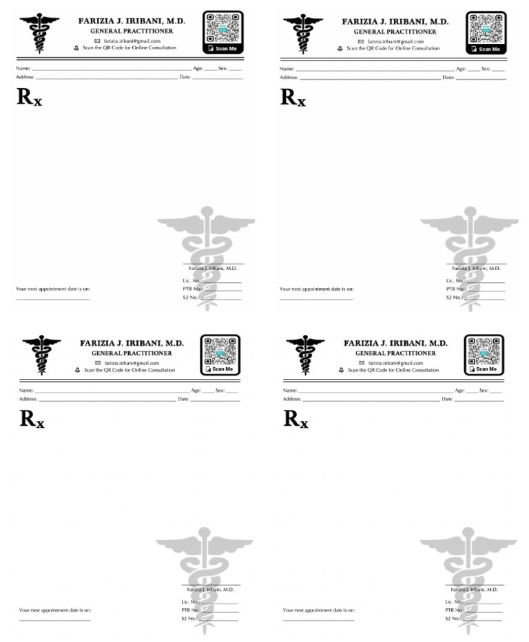 Prescription (For Printing) LBP | PDF