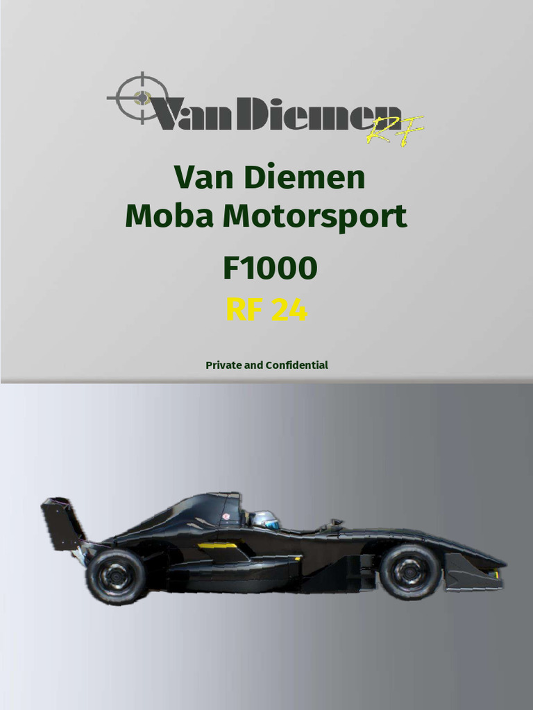 Van Diemen F1000 Chassis Overview | PDF | Brake | Motorsport