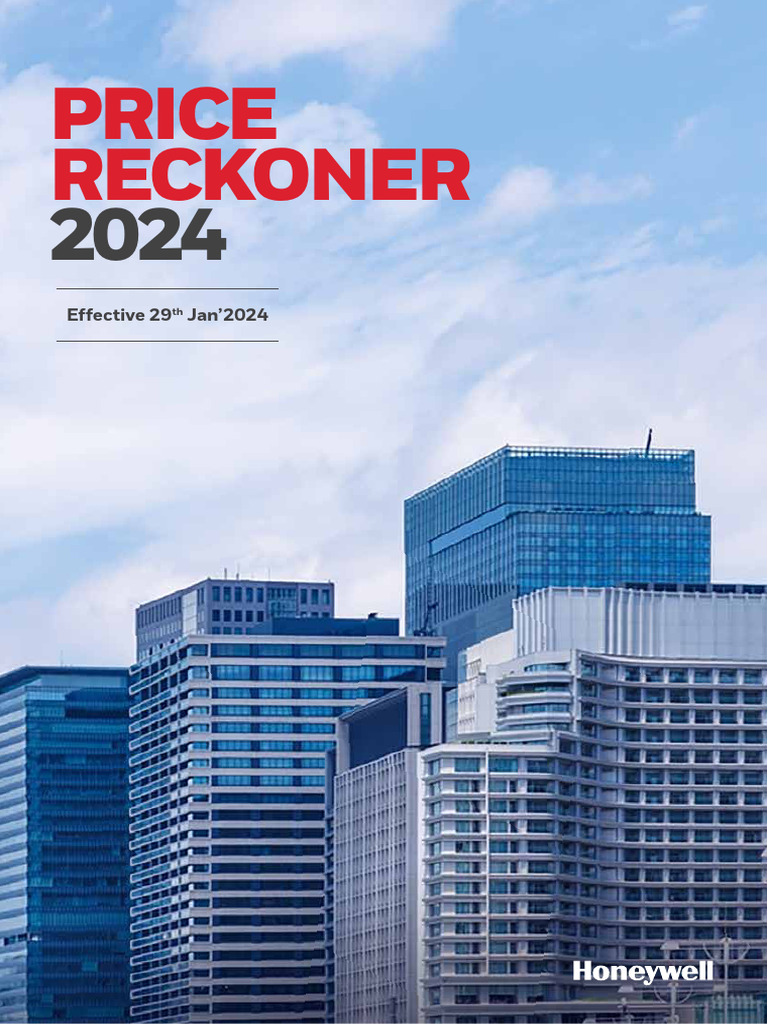 HON - Price Reckoner - 2024 | PDF | Electrical Wiring | Equipment