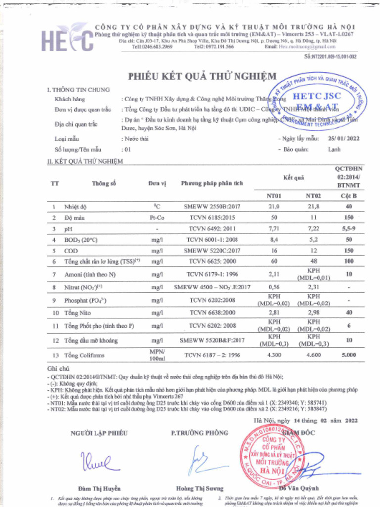 Phieu KQ - CN3 - T1 - 2022 | PDF