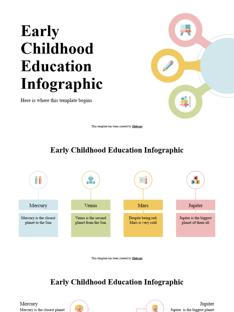 Early Childhood Education Infographics by Slidesgo | PDF | Planets | Planets In Astrology