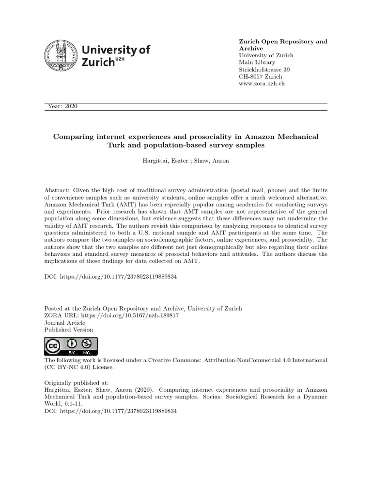 come on | PDF | Survey Methodology | Sampling (Statistics)