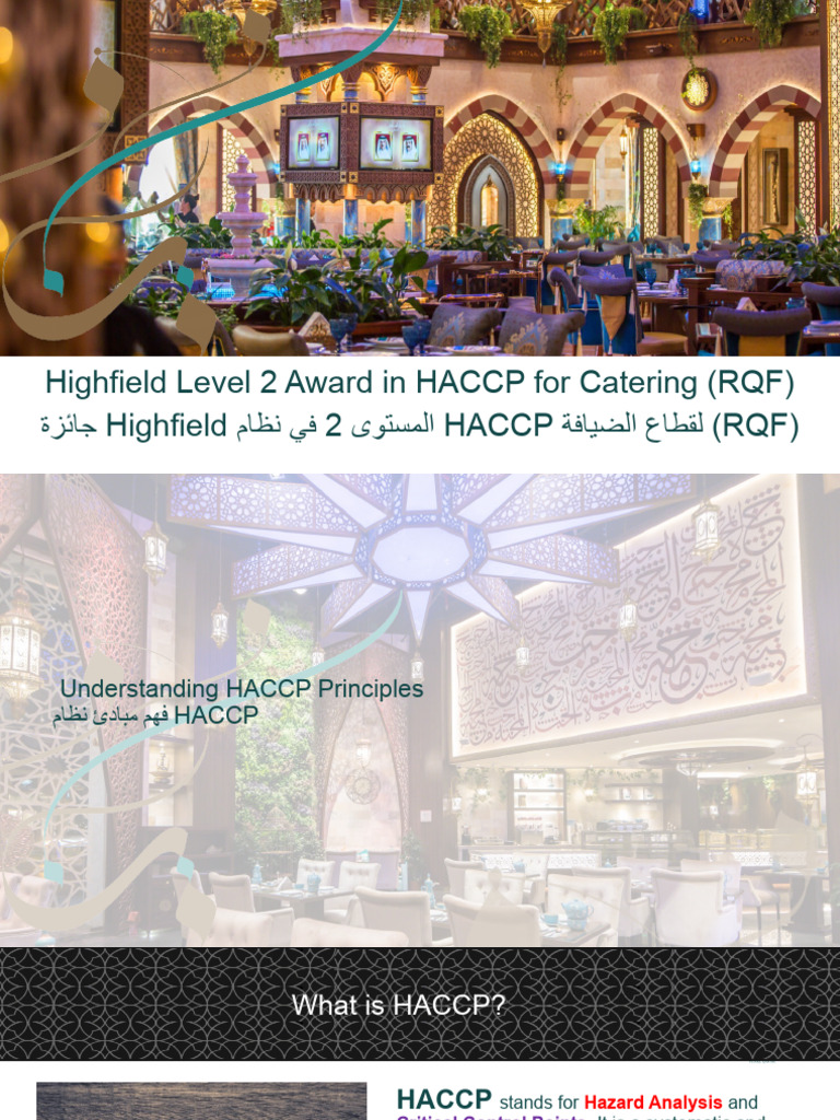 Level 2 Haccp in Catering | PDF