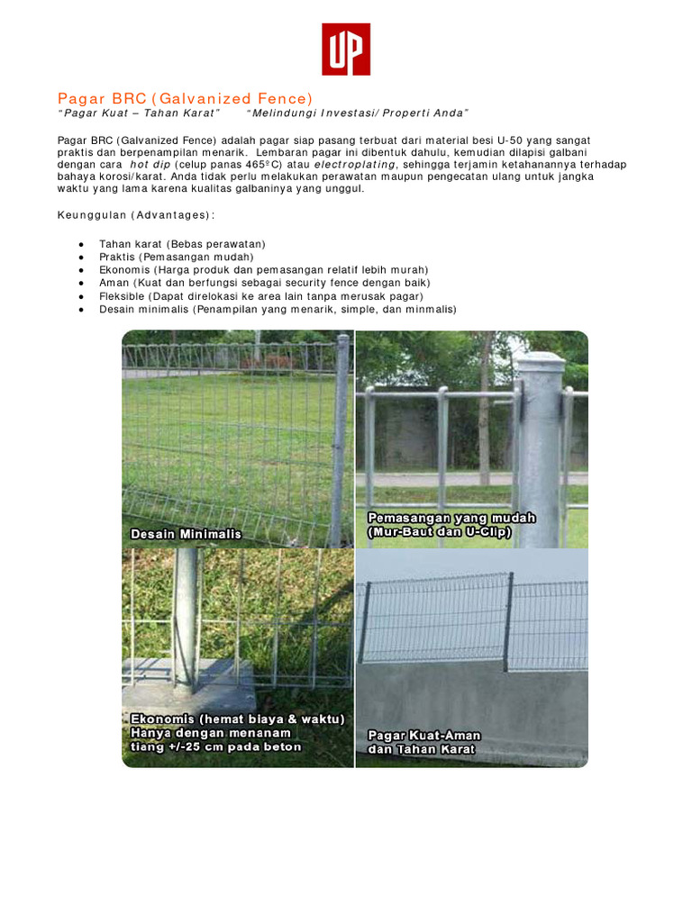 Fence BRC | PDF | Teknologi & Rekayasa