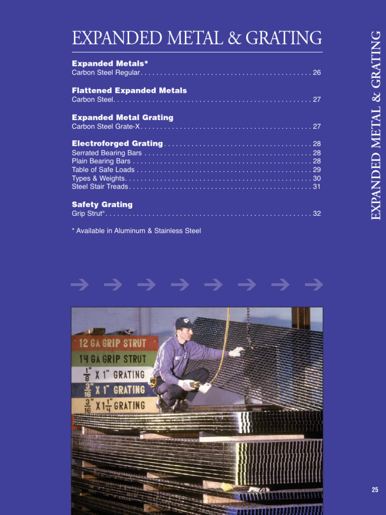 Expanded Metal and Grating | PDF | Sheet Metal | Steel