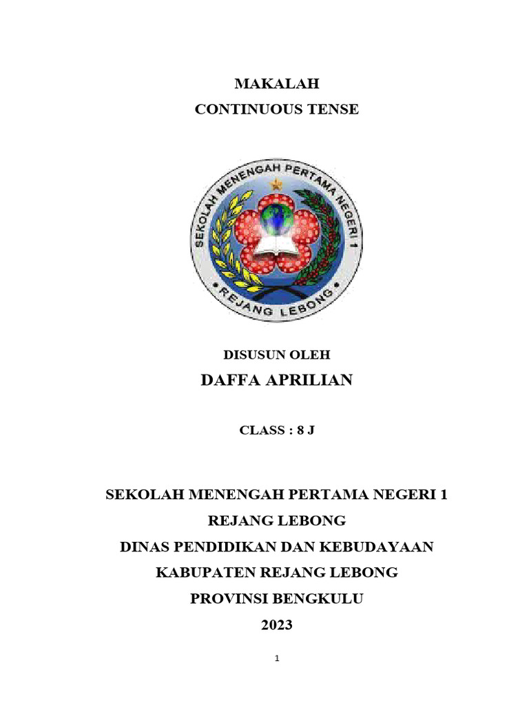Makalah Bahasa Inggris | PDF
