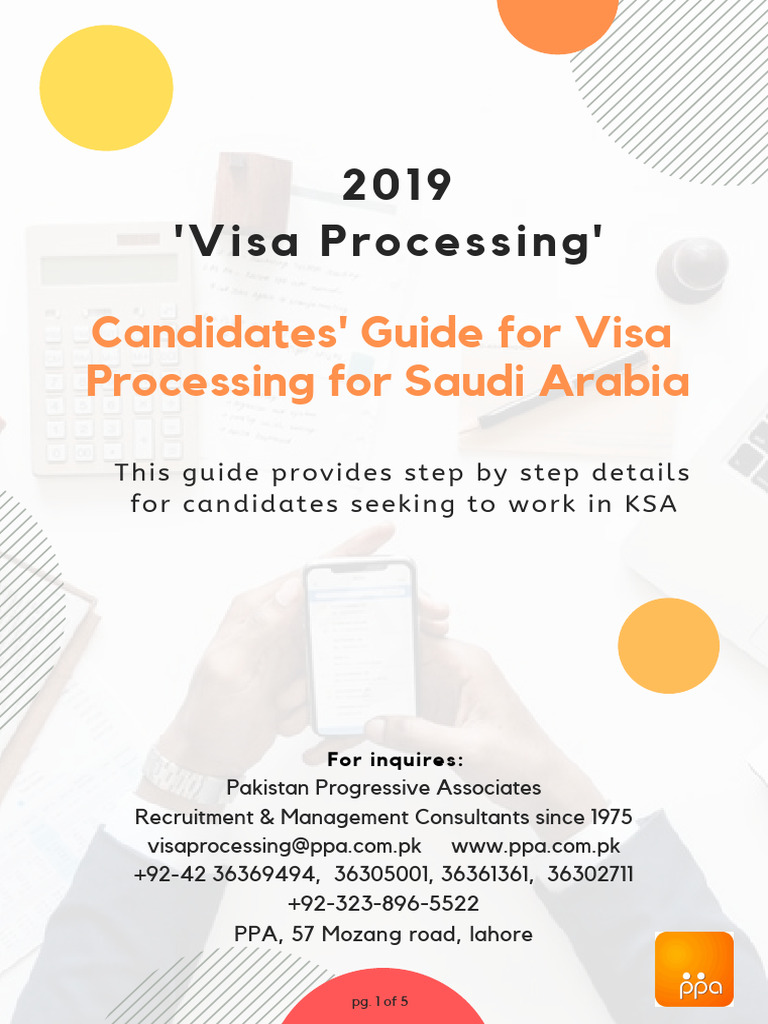 PPA Visa Processing Procedure - KSA | PDF | Travel Visa | Identity Document