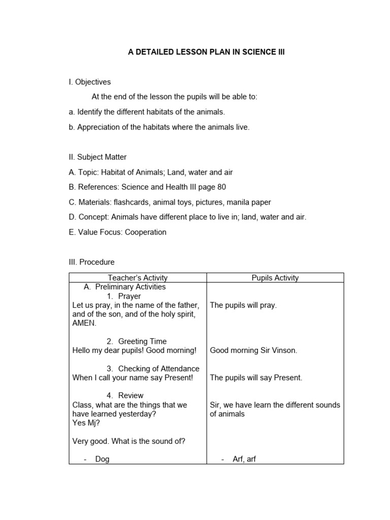 LP in Science | PDF | Old Mac Donald Had A Farm