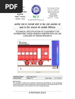 Final Draft Spec of Dead End Buffer Stop RDSO Specs PDF | PDF | Track ...