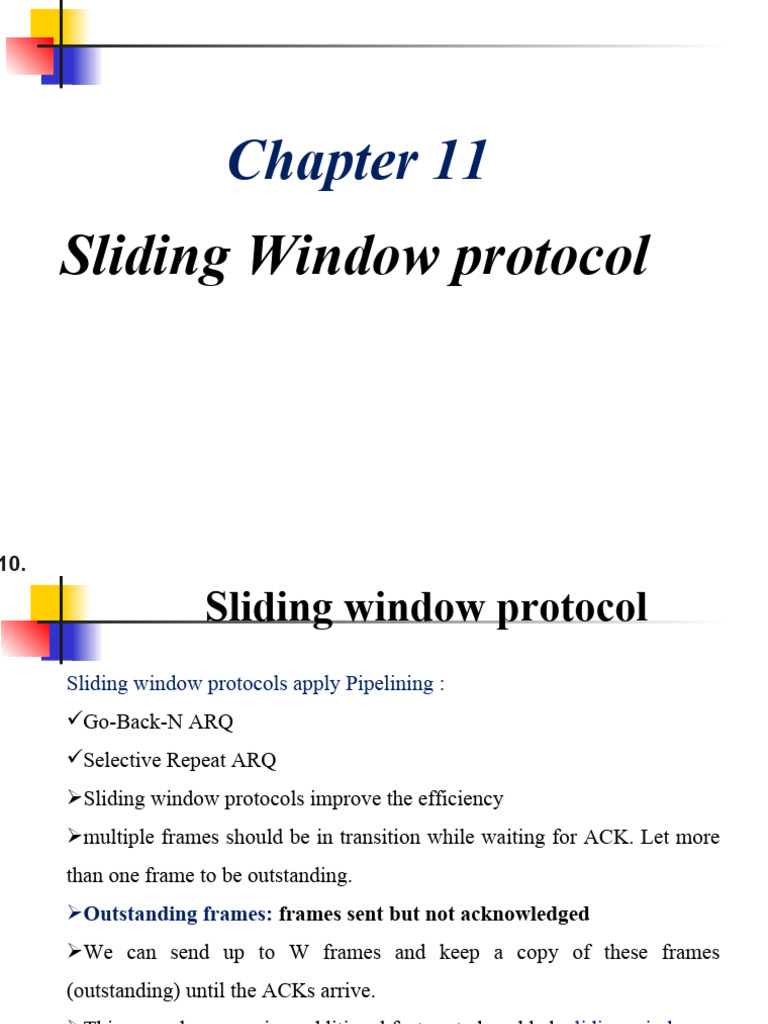 Sliding Window Protocol | Download Free PDF | Transmission Control ...
