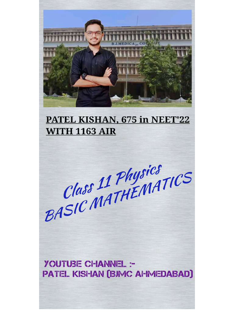 Basic Maths LTR (Patel Kishan - BJMC Ahm.) | PDF