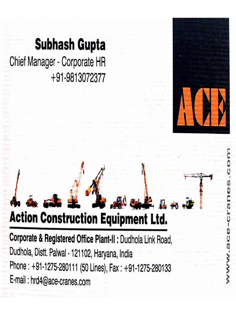 Visiting Card-Subhash Gupta | PDF