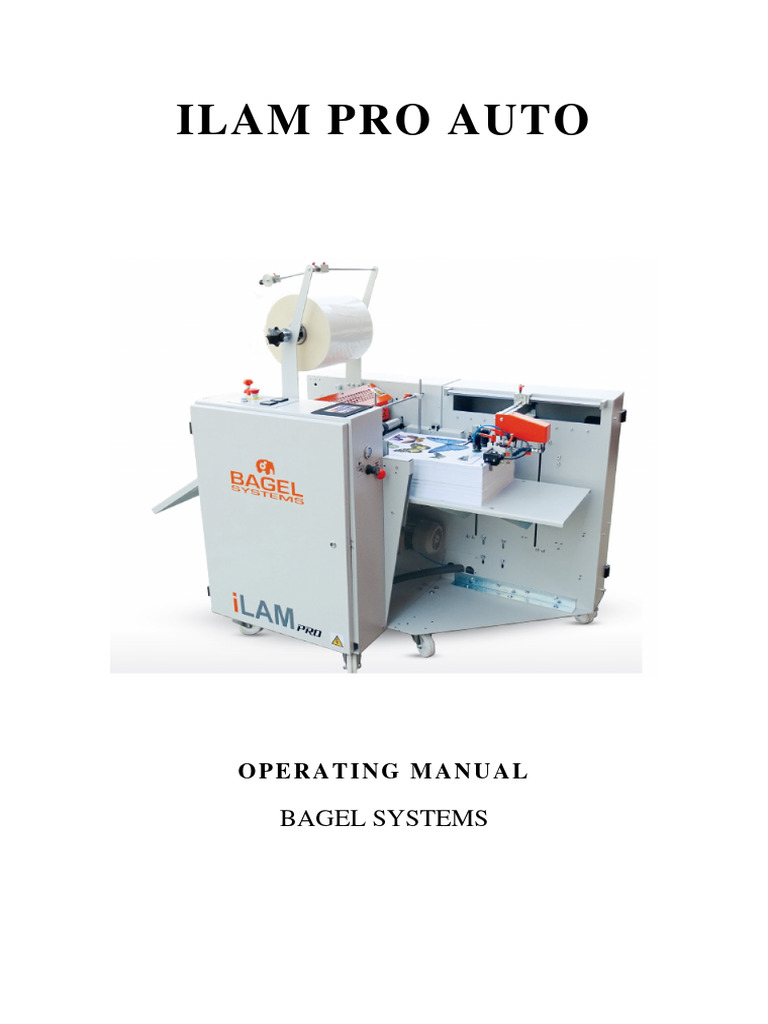 iLam PRO Auto_eng | PDF | Bearing (Mechanical) | Paper