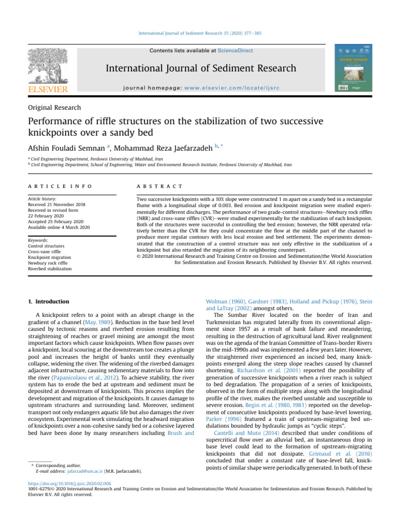 Riverbed Stabilization Techniques | PDF | River | Erosion