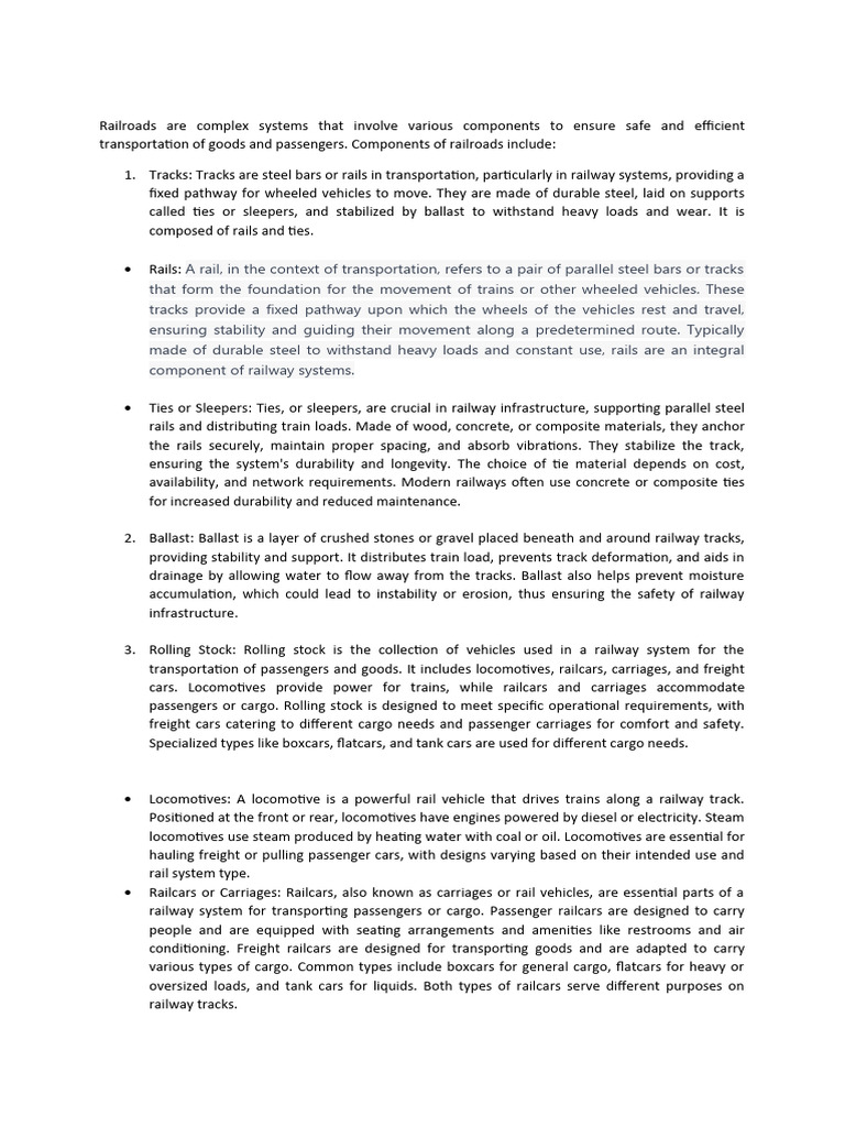 RW3 | PDF | Rail Transport | Railroad Car