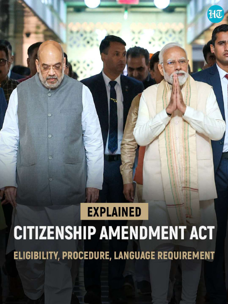 Citizenship Amendment Act | PDF