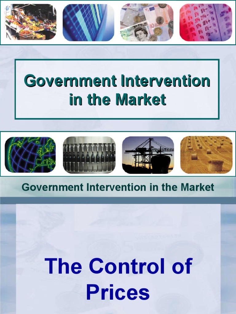 Supply and Demand and Government Intervention in The Market | PDF ...