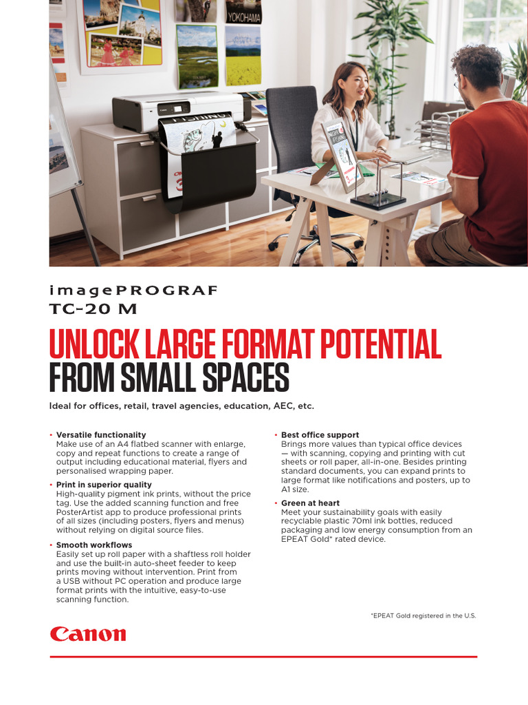 Canon tc20m | PDF | Image Scanner | Printer (Computing)