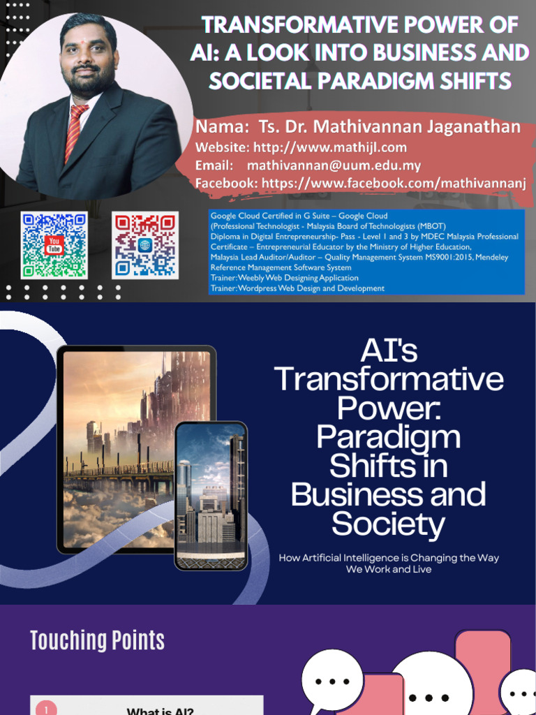 Transformative Power Of Ai: A Look Into Business And Societal Paradigm Shifts | PDF | Artificial ...