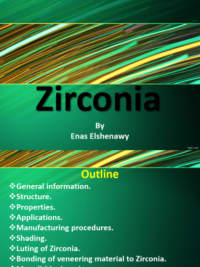 Zirconia 170303000441 | PDF | Zirconium Dioxide | Building Engineering