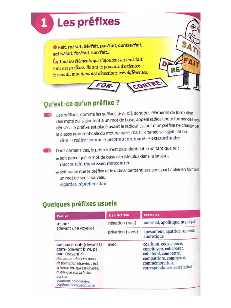 1 Les Préfixes Les Suffixes | PDF