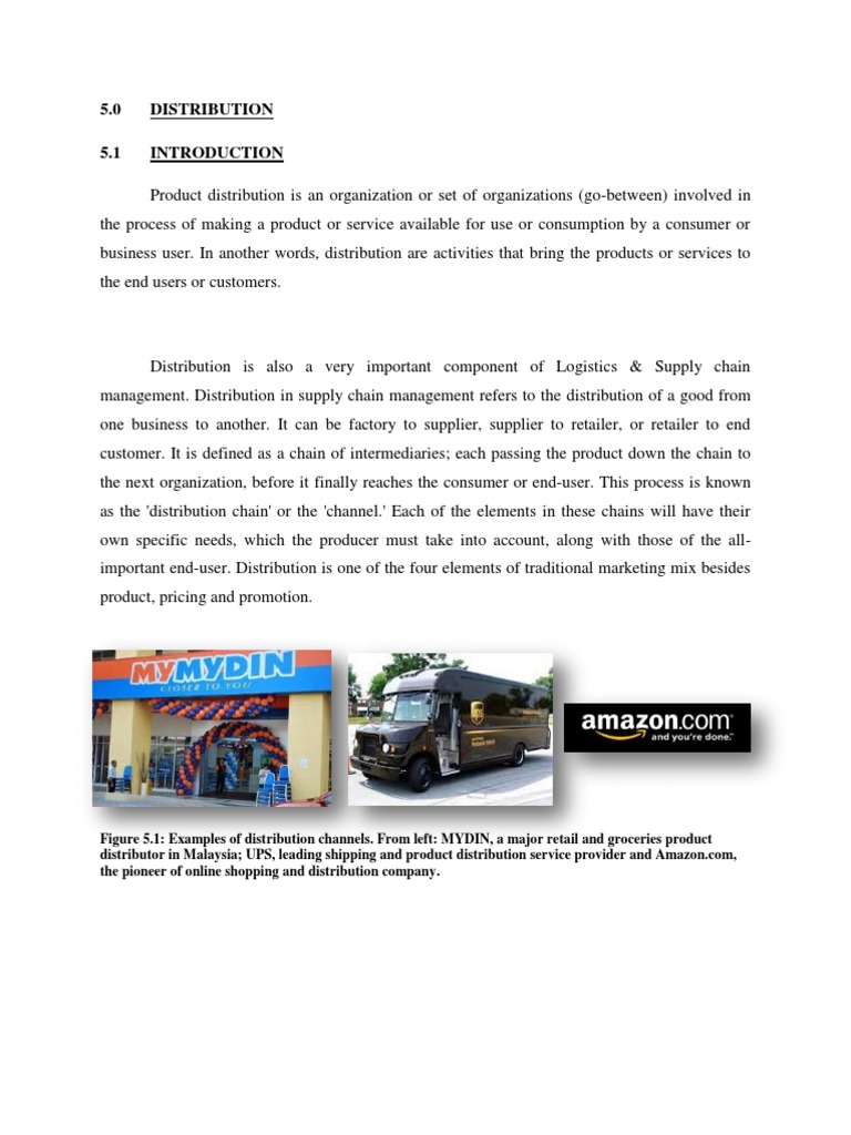 Report Presentation - Distribution | PDF | Distribution (Business) | E ...