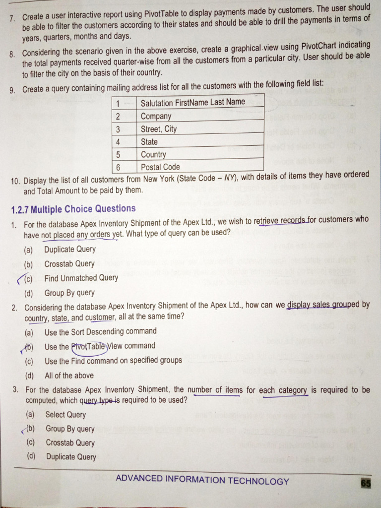ADVANCE ITT module MCQ | PDF ADVANCE ITT module MCQ | PDF