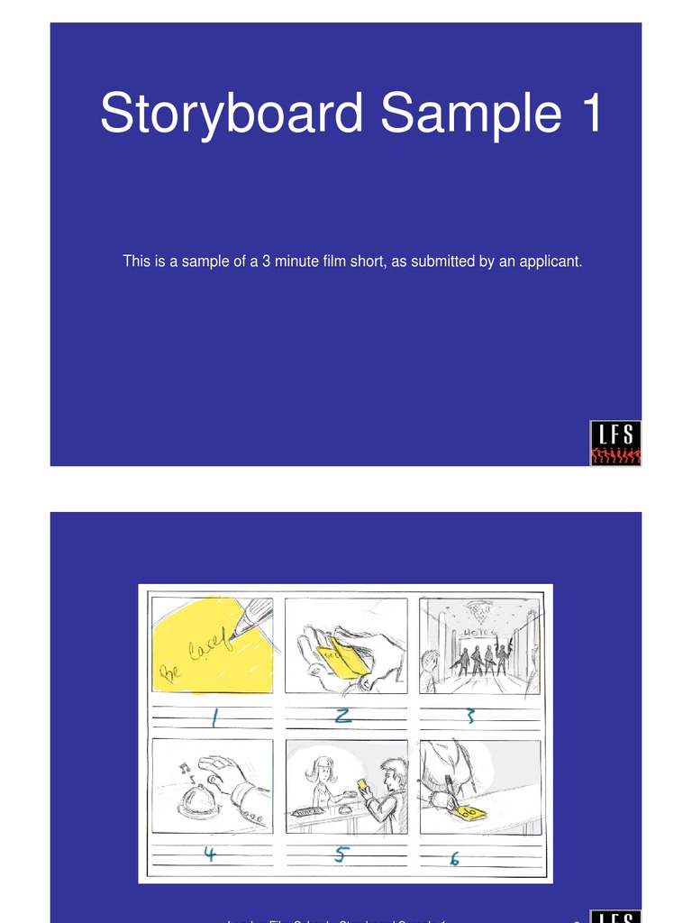 Short Film Storyboard Example | PDF | Science & Mathematics