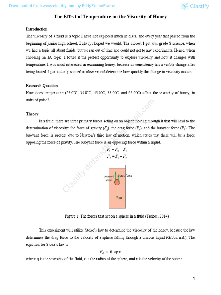 How does temperature (25.0°C, 35.0°C, 45.0°C, 55.0°C, and 65.0°C ...