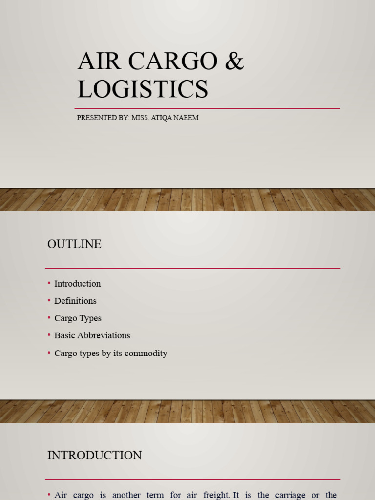 Air Cargo Logistics Overview | PDF | Business
