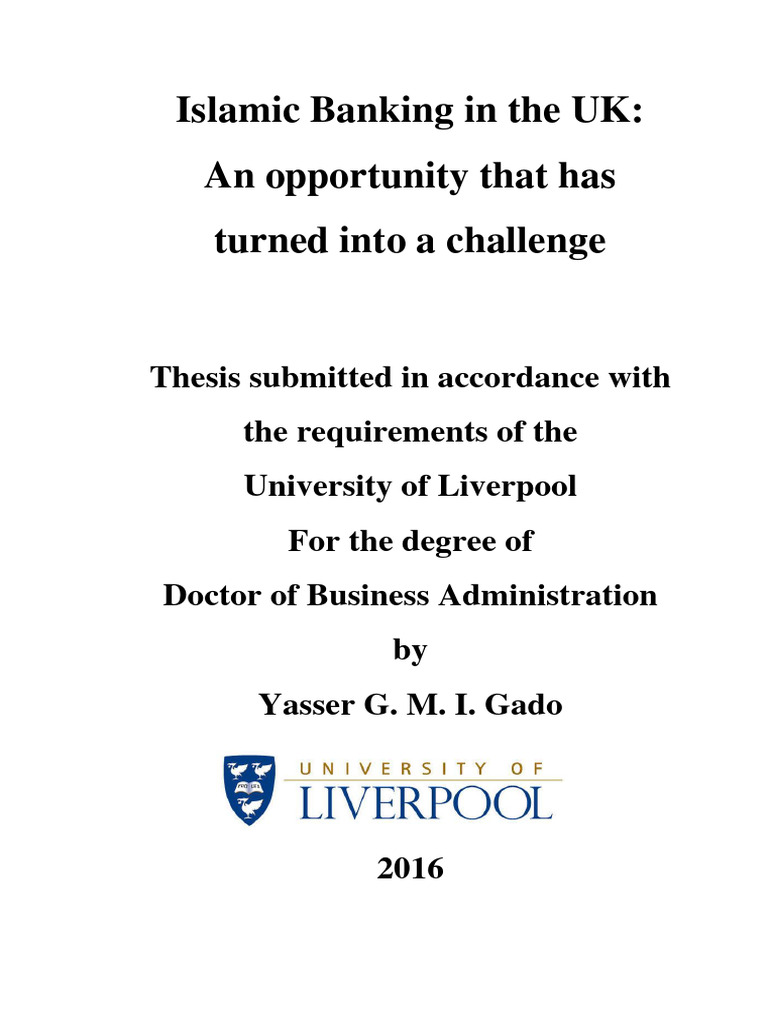 Scope of Islamic Finance in Uk | PDF | Islamic Banking And Finance | Banks