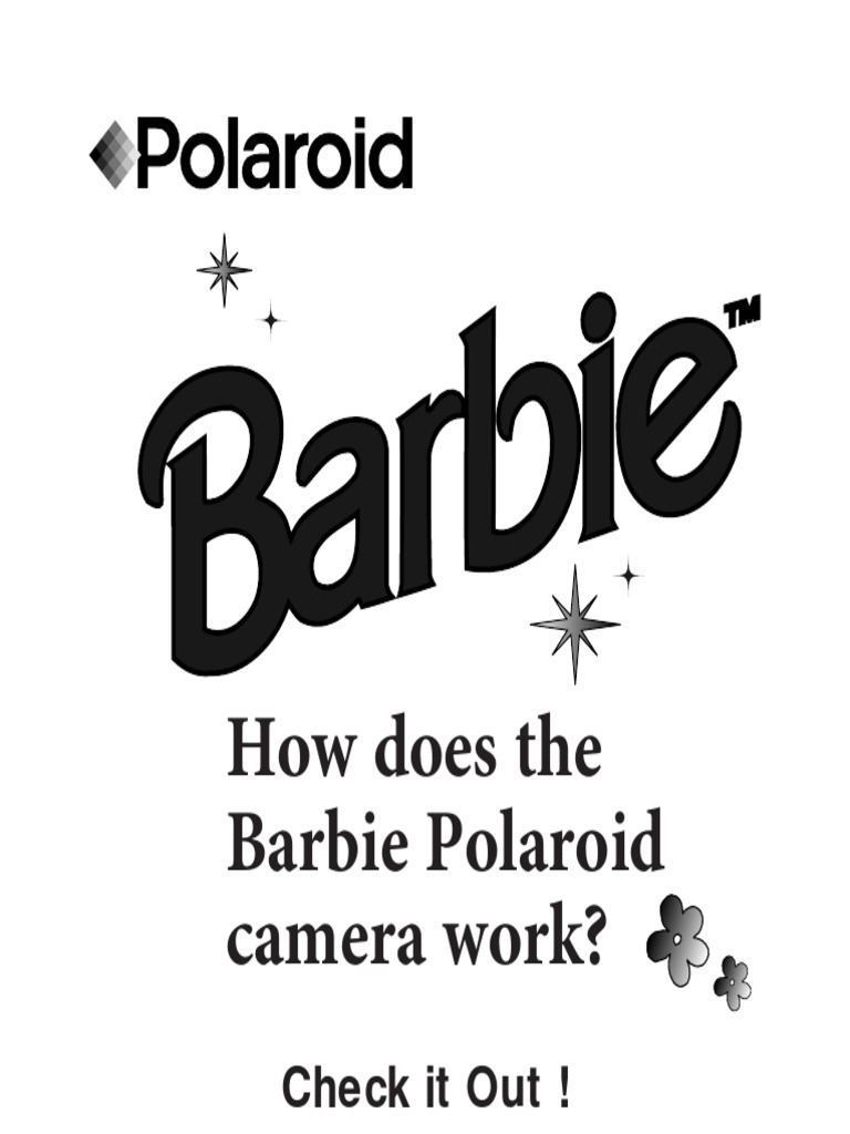 Polaroid 600 Barbie Camera - User Guide | PDF | Camera | Flash ...