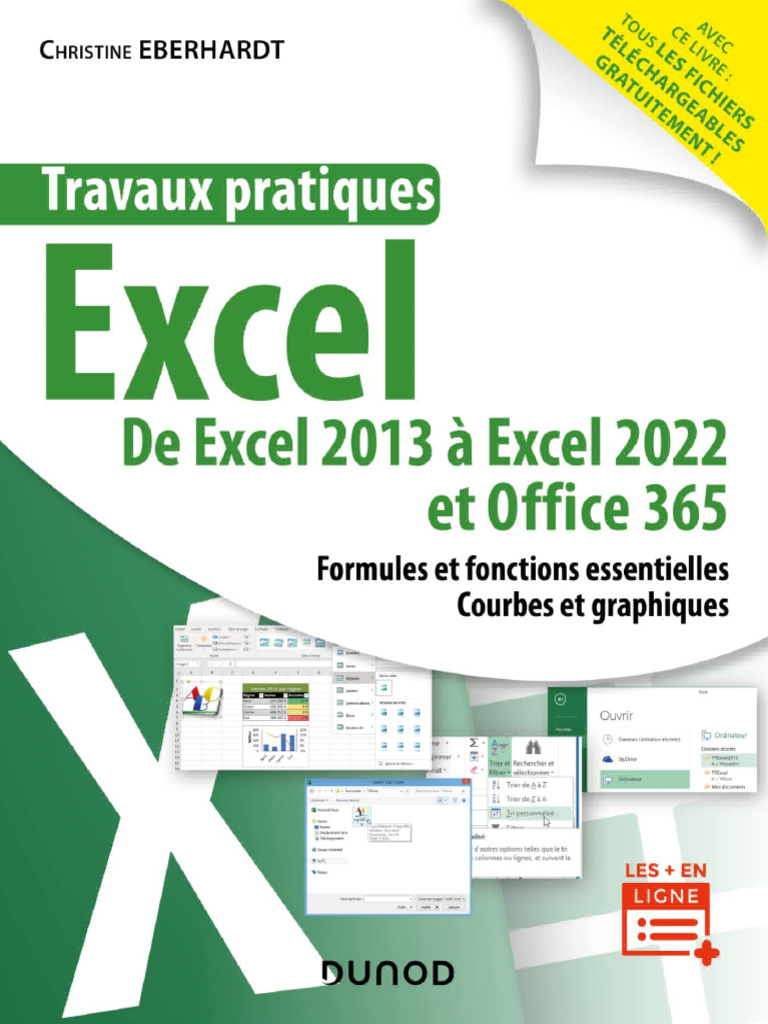 Travaux Pratiques - Excel de Excel 2013 À Excel 2022 Et Office 365 | PDF | Microsoft Excel ...