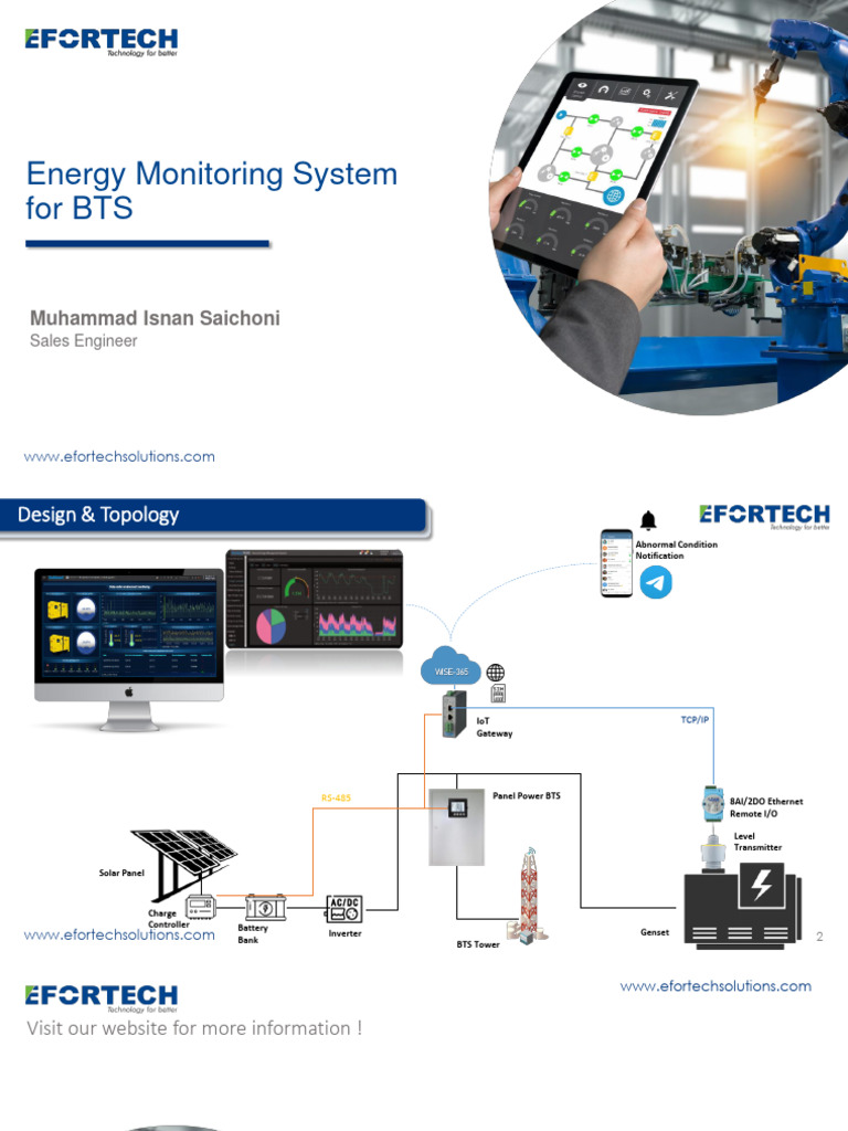 Energy Monitoring System For BTS - Rev1 | PDF