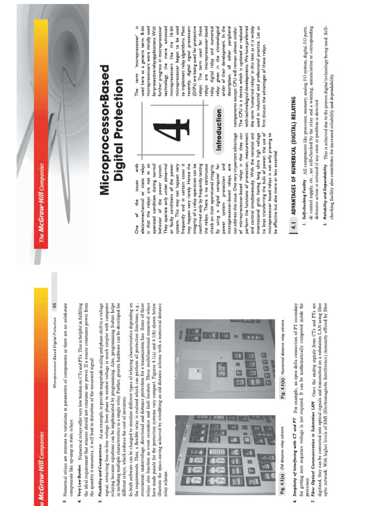 Lecture 18 Basics Of Numerical Relays Hardware Block Diagram Advantages Of Numerical Relays Pdf