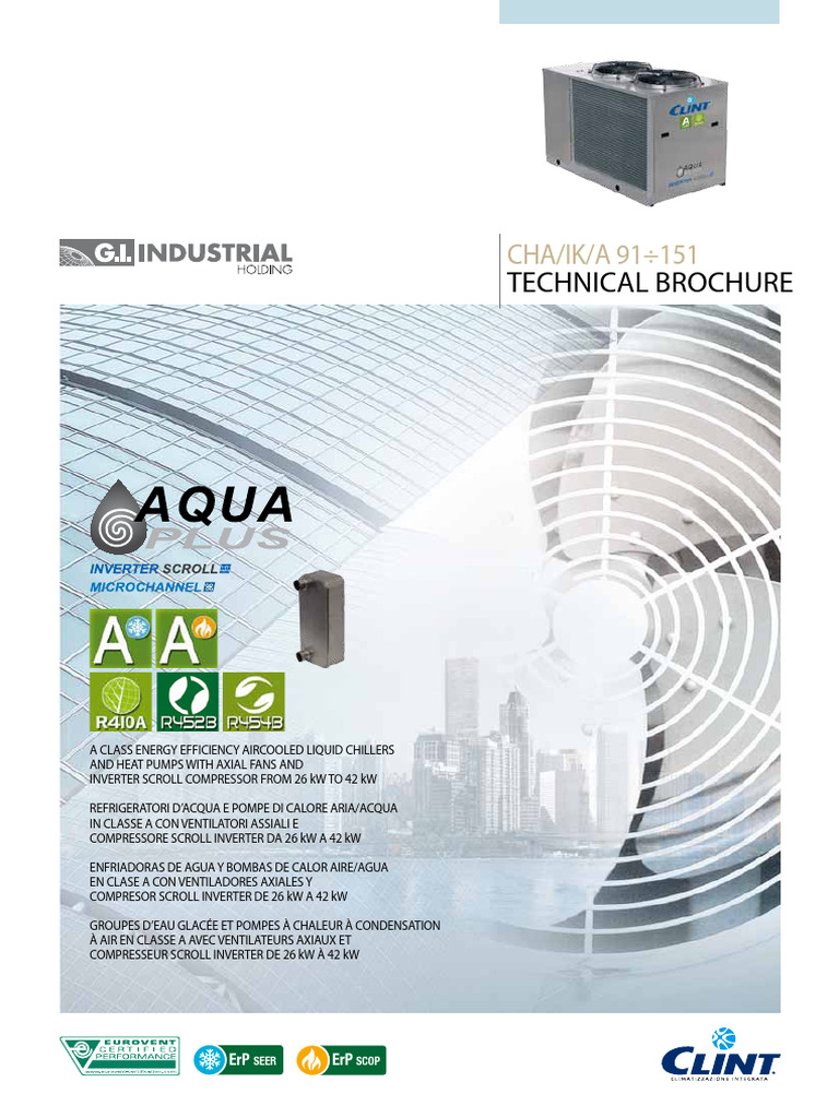 CHA/IK/A 91÷151: Technical Brochure | PDF