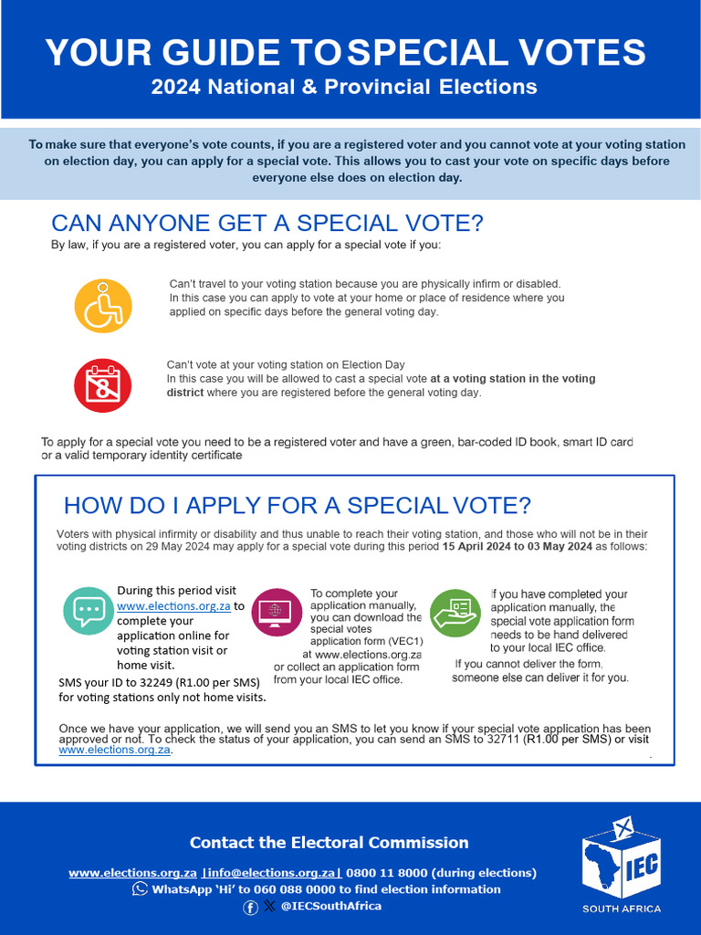 IEC - Special Vote NPE2024 | PDF | Voting | Elections