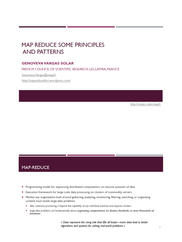 2 Mapreduce Model Principles | PDF