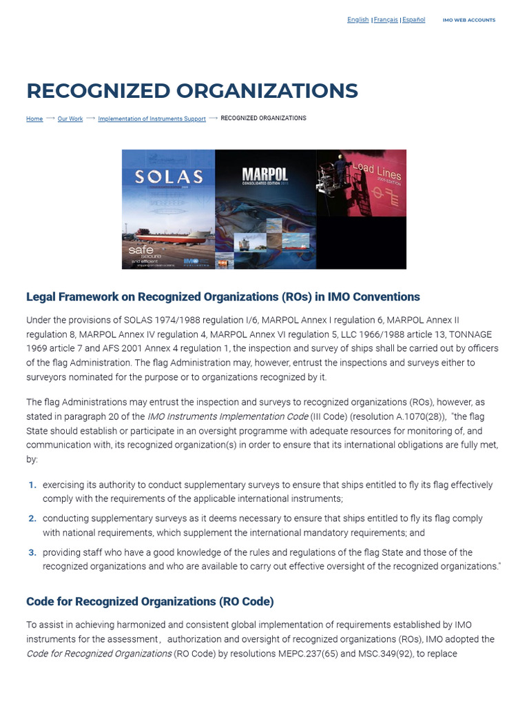 RECOGNIZED ORGANIZATIONS (RO Code) | PDF | Business