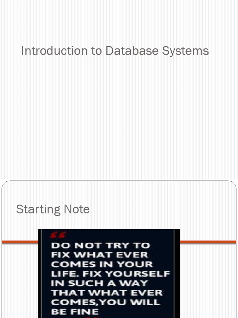 8.introduction To Database | PDF